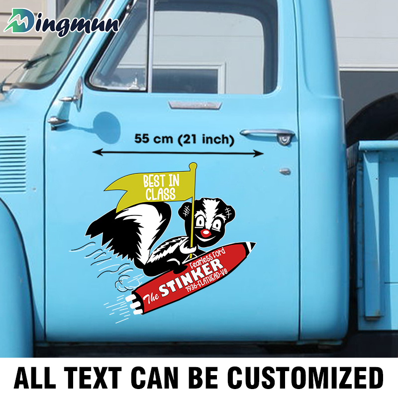 Personalized Vintage Shop Truck Door Decals – Juluku