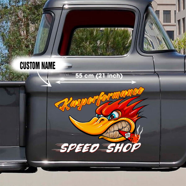 Personalized Speed Shop Mr Horsepower Decal – Juluku